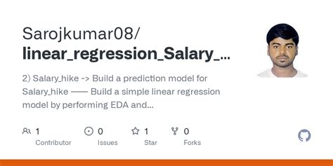 GitHub Sarojkumar08 Linear Regression Salary Hike 2 Salary Hike