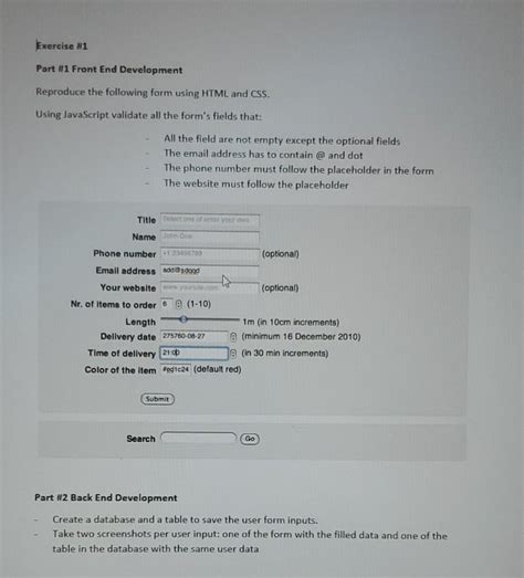 Solved Exercise 1 Part 1 Front End Development Reproduce