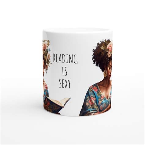 Reading Is Sexy Mug Black Girls Love Reading Mug Black Girl Love Mug