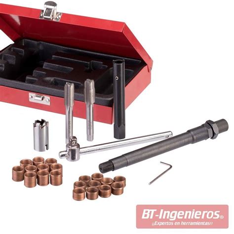 Kit de reparación de roscas de bujías 25 piezas