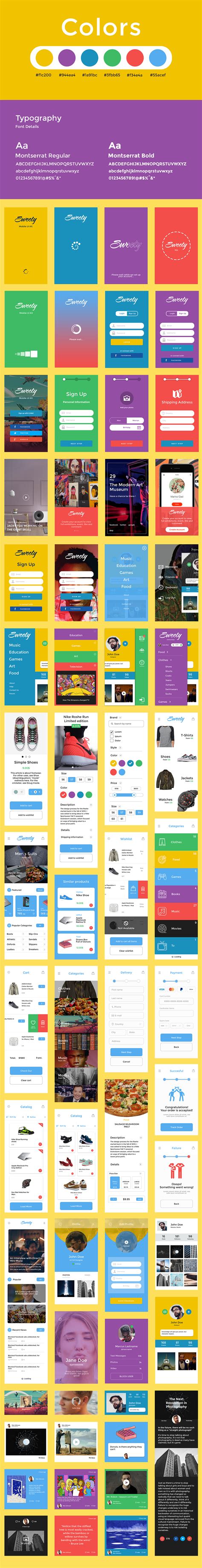 Sweety IOS UI Kit Free Download On Behance Sweety IOS UI Kit Free Download On Behance