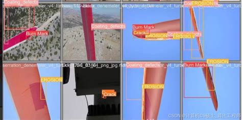 如何使用深度学习框架yolov8训练风电叶片缺陷检测数据集，风力发电叶片缺陷检测数据集的训练及应用4类 及7类风力发电叶片缺陷数据集的训练及应用风电叶片缺陷数据集 Csdn博客