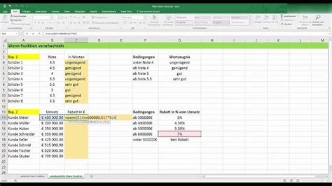 Excel Wennfunktion Einfach Erklrt Youtube Excel Finden Funktion