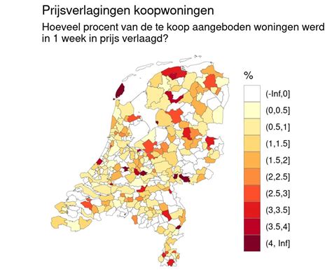 De Starter On Twitter Prijsdaling Kaart Prijswijzigingen Koopwoningen Https T Co