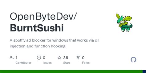 GitHub OpenByteDev BurntSushi A Spotify Ad Blocker For Windows That
