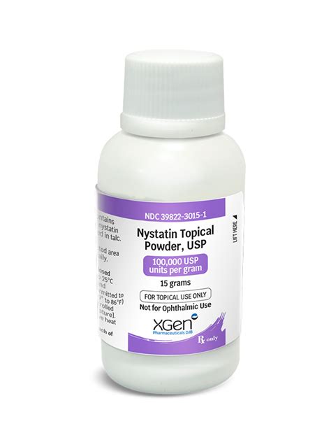 Directions For Nystatin Powder