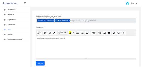 GitHub Splitsploit Portoofolioo Apps Web Apps Yang Dibangun Menggunakan Laravel Terintegrasi