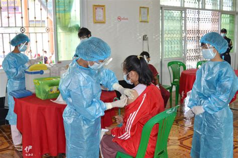 တန့်ယန်းမြို့နယ်တွင် ကိုဗစ် ၁၉ ရောဂါ ကာကွယ်ဆေး ဒုတိယအကြိမ်အား ဆက်လက