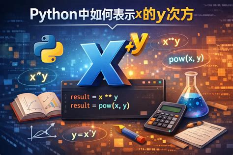 Python中如何表示x的y次方 Python中如何表示x的y次方