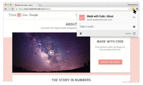 Google Keep Chrome Extension Lets You Create Notes Linked To The Websites You Visit GSMArena Blog