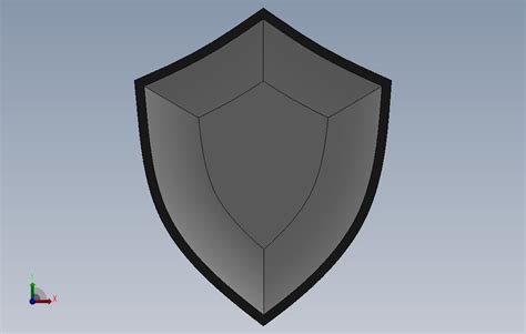塞尔达传说：海莲盾牌solidworks 2014模型图纸免费下载 懒石网