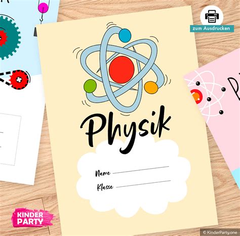 Physik Deckblatt Kostenlos Ausdrucken Ideen Und Vorlagen