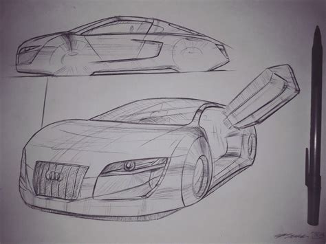 Irobot Audi Audirsq Carsketch Concept In 2024 Car Sketch Car
