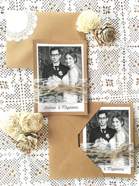 Hochzeits DIY Anleitung für Dankeskarten zur Hochzeit im Vintagestil