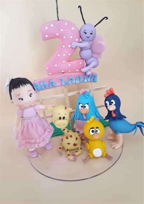 Topo De Bolo Turma Da Galinha Pintadinha Bolo De Biscuit Topo De Bolo Turma Da Galinha