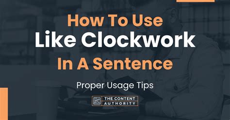 What Uses Clockwork At Joseph Heil Blog