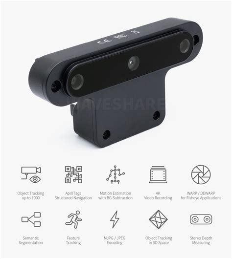 OAK D HD Camera Development Kit OpenCV AI Machine Vision Kit Điện tử