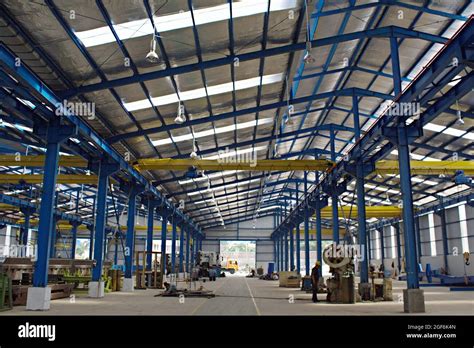 Interior Of A Warehouse And Fabrication Workshop Stock Photo Alamy