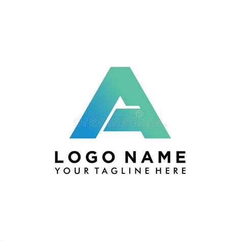 Letra Criativa Um Modelo De Vetor De Design De Logotipo Ilustração Do