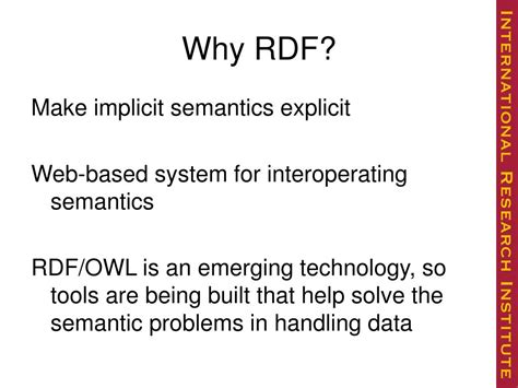 PPT Use Of RDF OWL In Ingrid PowerPoint Presentation Free Download ID
