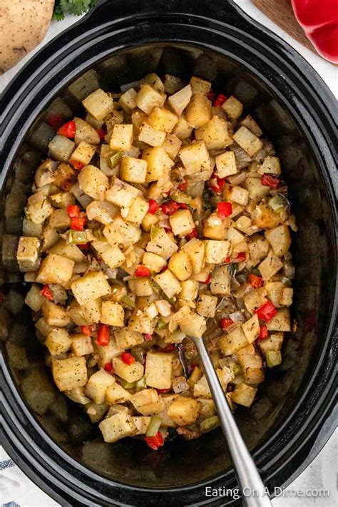 Crockpot Breakfast Potatoes Eating On A Dime