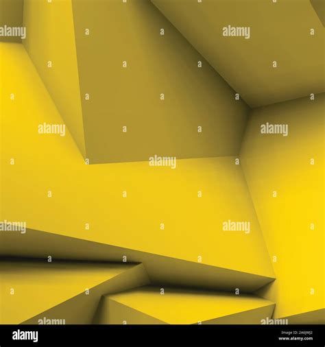 Abstract Geometric Background With Overlapping Cubes Stock Vector Image