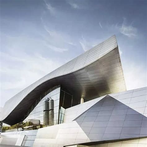 Curved Hyperbolic Building Materials Metal Wall Cladding Cladding Wall Panels Exterior