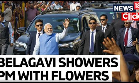 Pm Modi Speech At Mega Road Show In Belagavi Karnataka News