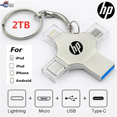 2tb 4 In 1 Flash Drive Usb 30 Memory Stick Otg Pendrive Fast Speed