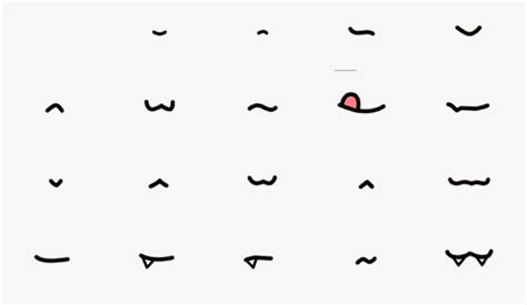 Lips Mouth Gacha Drawing Of Gacha Mouths Hd Png Download Is Free
