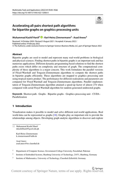 accelerating all pairs shortest path algorithms for bipartite graphs on
