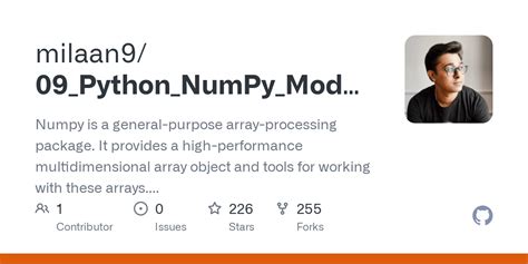 09pythonnumpymodule001pythonnumpyipynb At Main · Milaan909pythonnumpymodule · Github