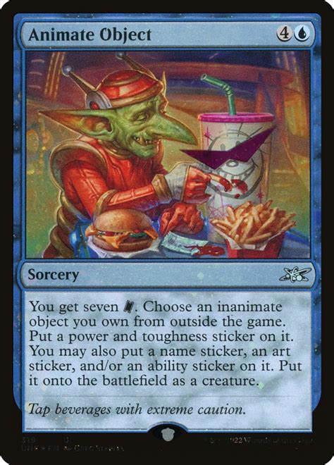 Animate Object Unfinity Mtg Print