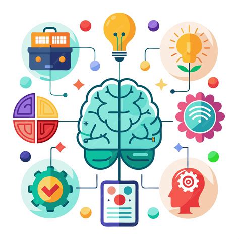 Artificial Ai Brain Icon Ai Machine Digital Robot Hand Drawn Doodle Line Icon Premium Ai