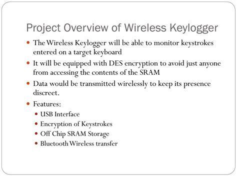 Ppt Wireless Keylogger Powerpoint Presentation Free Download Id