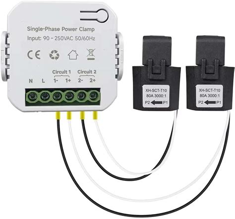 Tuya For Smart Life WIFI Energy Meter A With Clamp Ct App KWh Amazon Co Uk DIY Tools