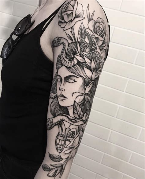 Sintético 168 Tatuagem Blackwork Feminina Bargloria