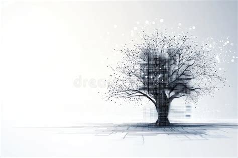 Conceptual Data Tree Representing Business Intelligence Growth And Data