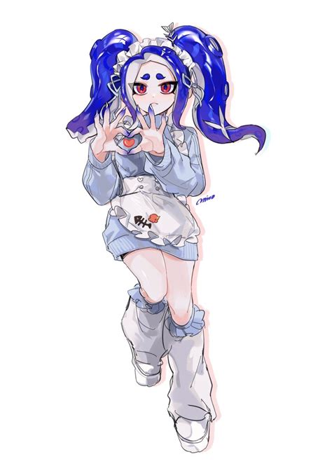 Mir0 Damgom Octoling Girl Octoling Player Character Nintendo Splatoon Series Commentary