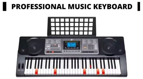 61 Key Premium Midi Music Keyboard Piano With Velocity Key Light