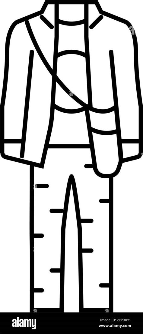 Otaku Fashion Line Icon Vector Illustration Stock Vector Image And Art Alamy