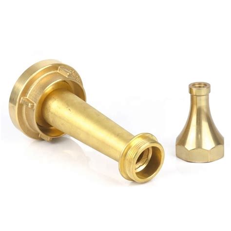Impa 333575 Brass Kr Type Jet Spray Fire Hose Nozzle
