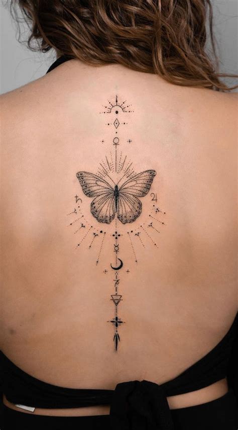 39 Inked Sentiments Exploring Meaningful Tattoos Butterfly Tattoo On Spine I Take You