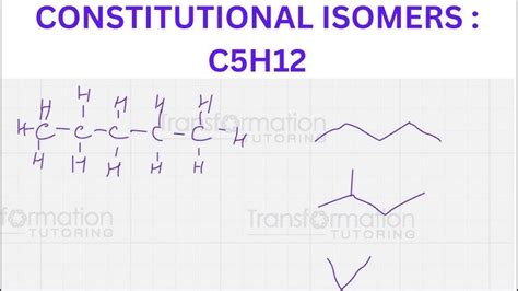Draw The Structural Isomers For The Molecular Form