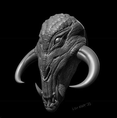 Mythosaur Head By Ldn Rdnt On Deviantart