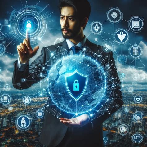 Premium Photo Digital Crime And Data Protection Network Security And