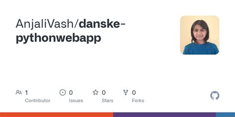 GitHub AnjaliVash Danske Pythonwebapp