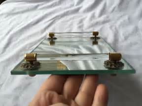 Vintage Glass Vanity Tray Total Glamour Mirrored Tray With Sparkling
