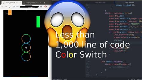 Html5 Canvas Color Switch From Scratch Javascript Free Source Code