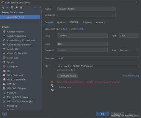 Idea中连接databasedate Sources And Drivers数据来源和驱动程序idea Data Sources And Drivers Csdn博客